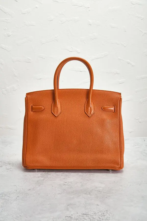 FWRD RENEW Hermes Taurillon Clemence Birkin 30 Handbag