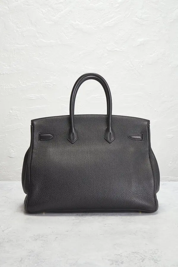 Hermès Togo Birkin 35 Handbag - Etain