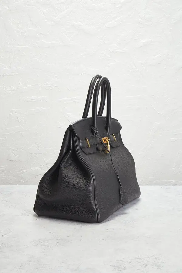 Hermès Togo Birkin 35 Handbag - Etain