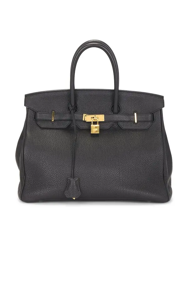 FWRD RENEW Hermes Togo Birkin 35 Handbag - Etain