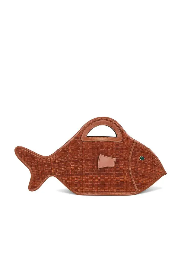 Staud Cleo Fish Tote Bag