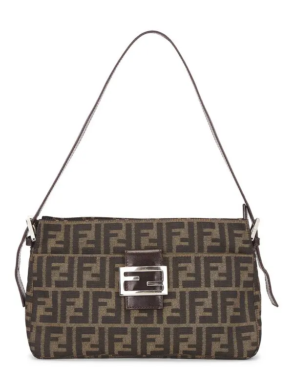 FWRD RENEW Fendi Zucca Shoulder Bag