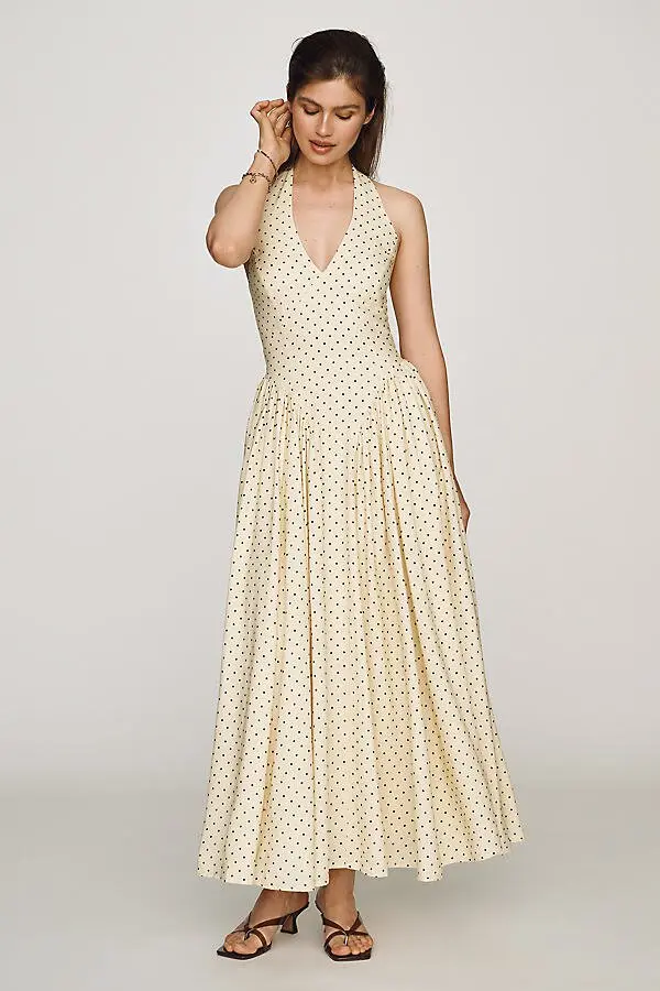 HUTCH V-neck Drop-waist Dress