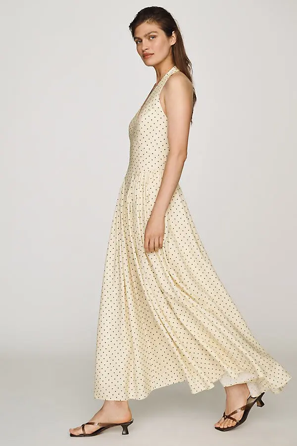 HUTCH V-neck Drop-waist Dress