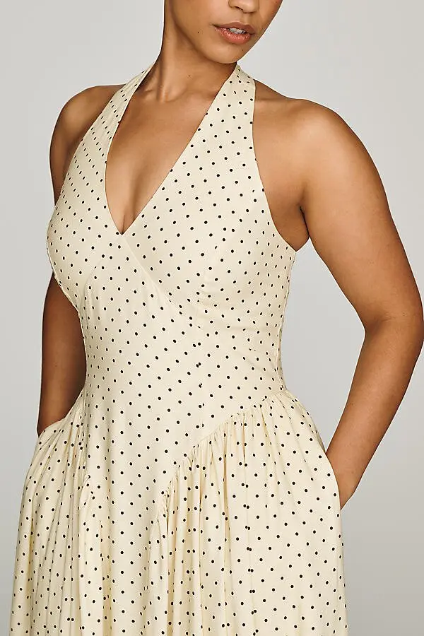 HUTCH V-neck Drop-waist Dress