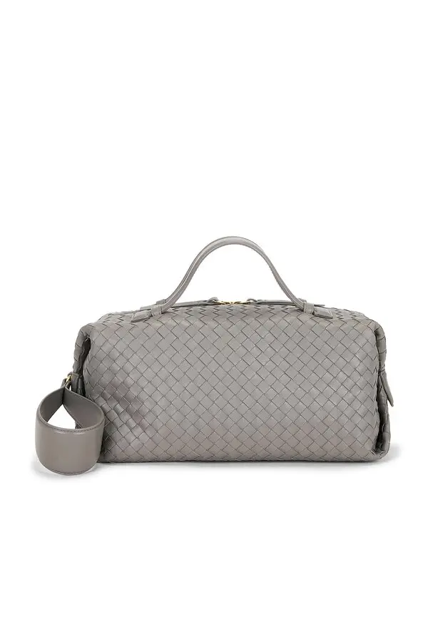 Bottega Veneta Gioco Shoulder Bag - Basalt & Brass Vibrato