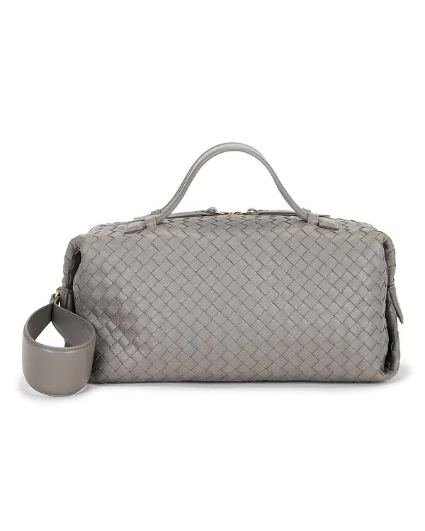 Bottega Veneta Gioco Shoulder Bag - Basalt & Brass Vibrato