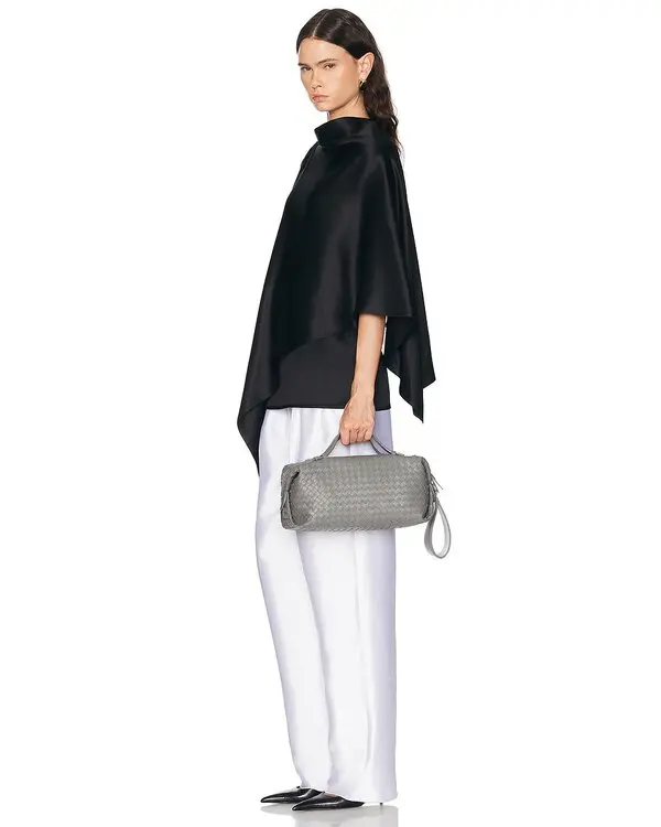 Bottega Veneta Gioco Shoulder Bag - Basalt & Brass Vibrato
