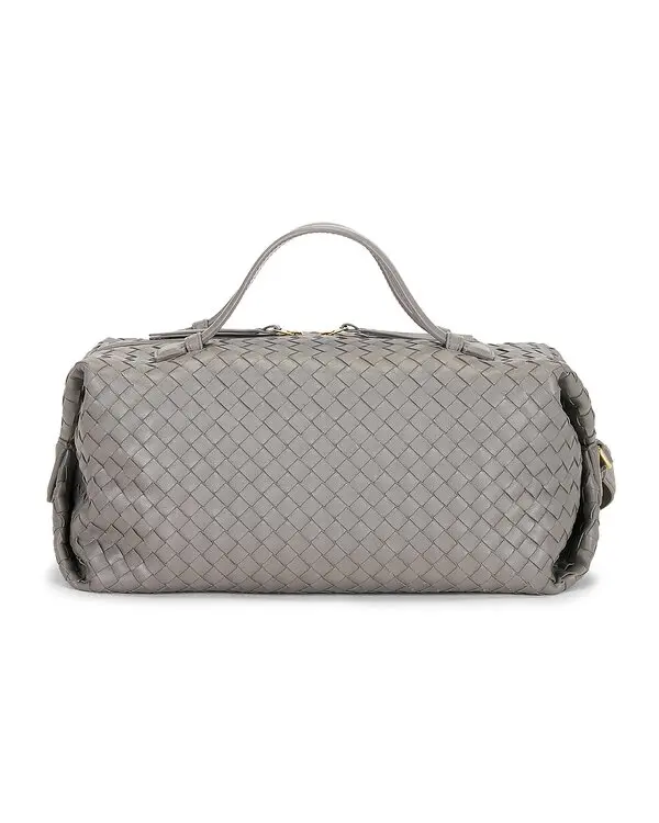 Bottega Veneta Gioco Shoulder Bag - Basalt & Brass Vibrato