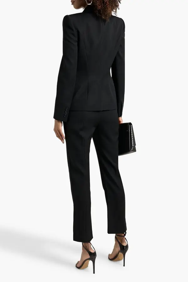 Alexander McQueen Zipdetailed Wool Blazer