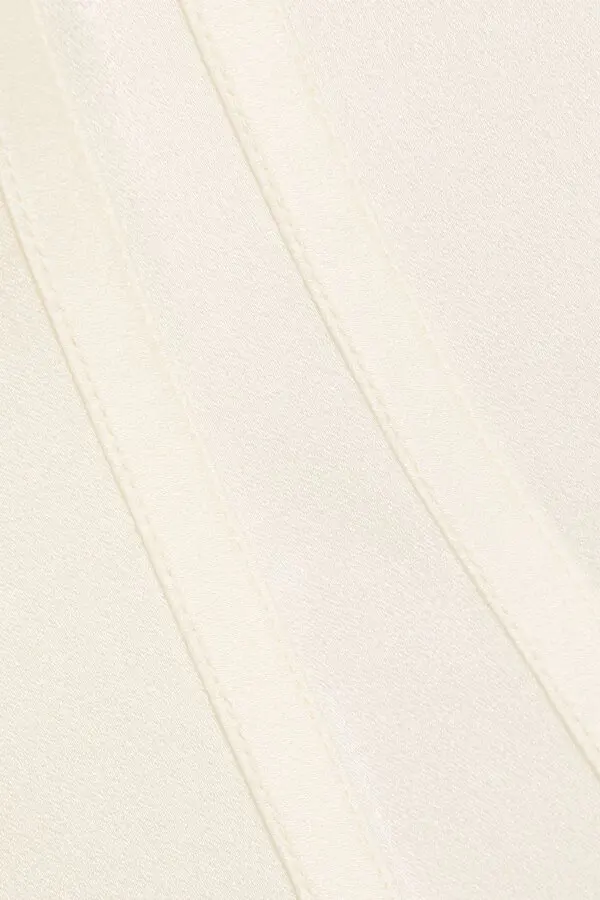 Stella McCartney Cutout Satincrepe Blouse
