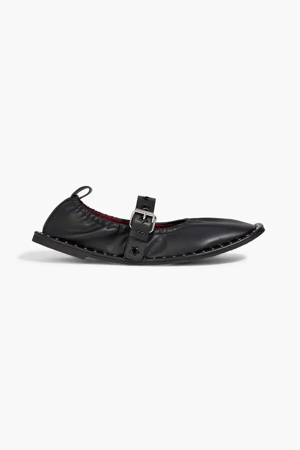 Stella McCartney Falabella Studded Ballet Flats - Black