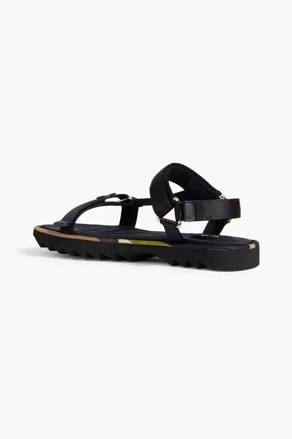 Emilio Pucci Crush Satin Sandals