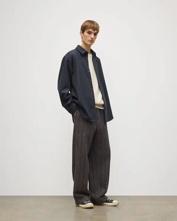 Johnstons Of Elgin Corrie Lean & Abisso Twill Overshirt