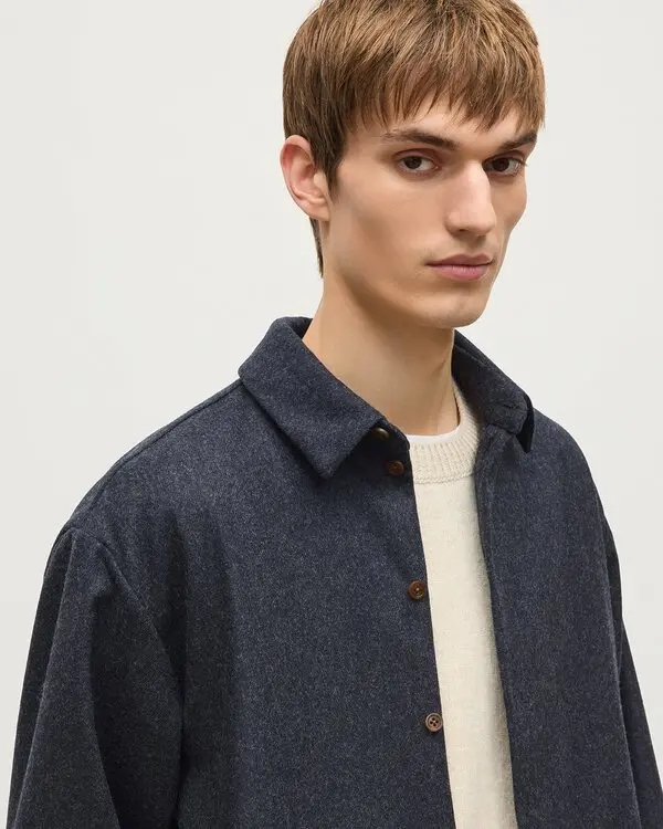 Johnstons Of Elgin Corrie Lean & Abisso Twill Overshirt