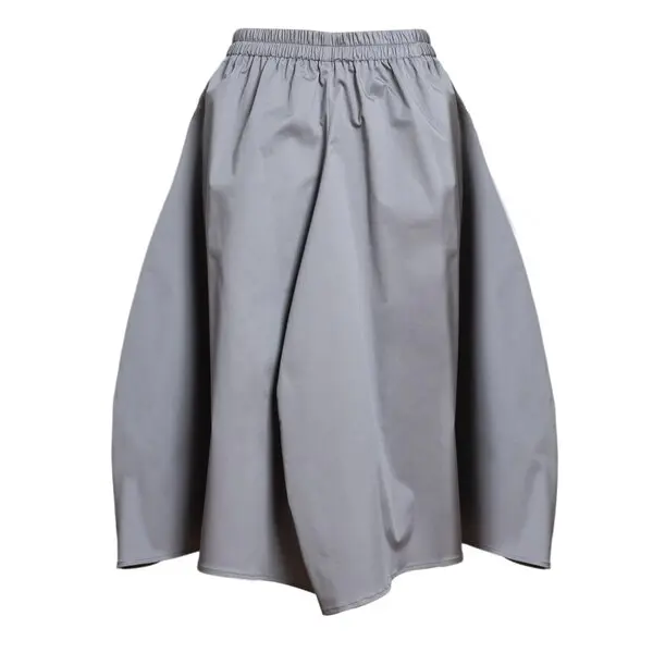 BIANCA POPP Tulip Skirt In Cotton - Grey