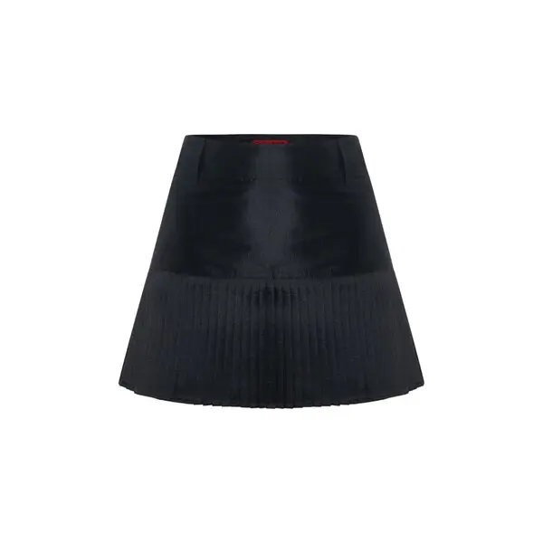 PCFG The Party Edit Belted Pleated Mini Skirt - Black