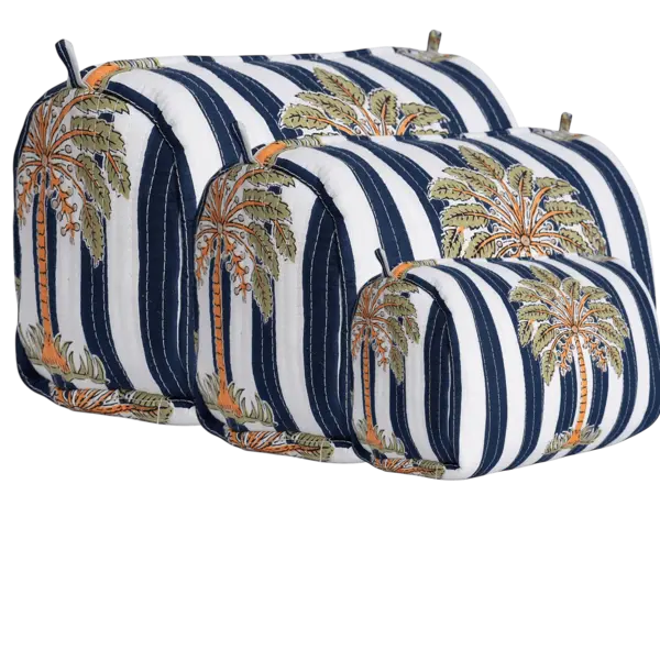 CYC The Palm Tree Travel Set Navy - Blue
