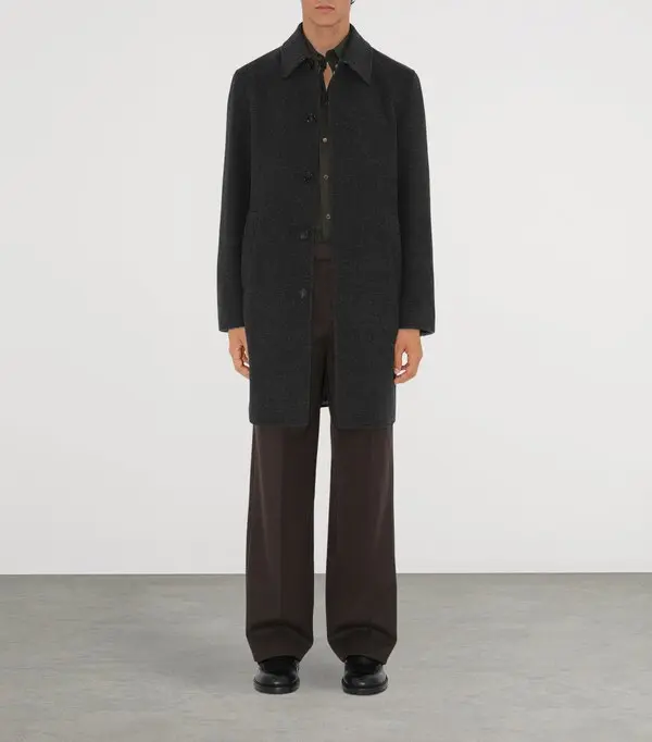 Burberry Wool Mid-length Car Coat