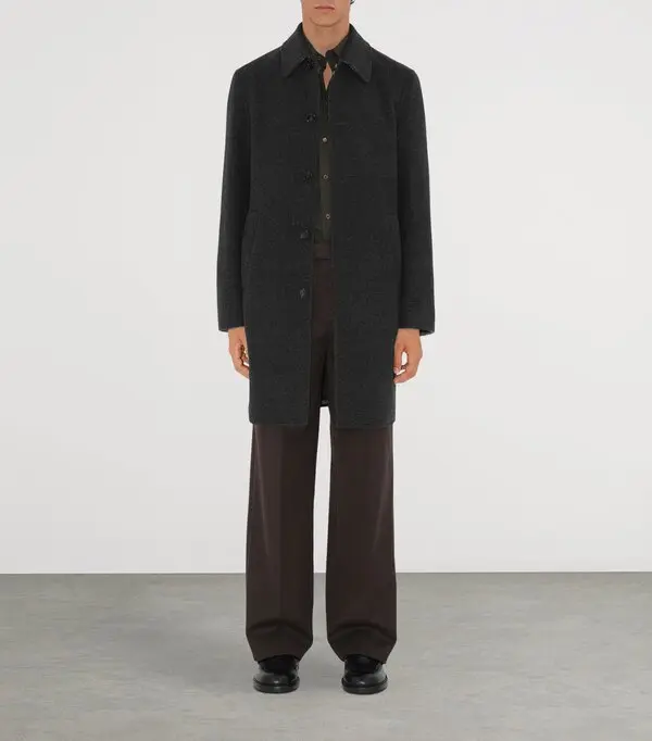 Burberry Wool Mid-length Car Coat