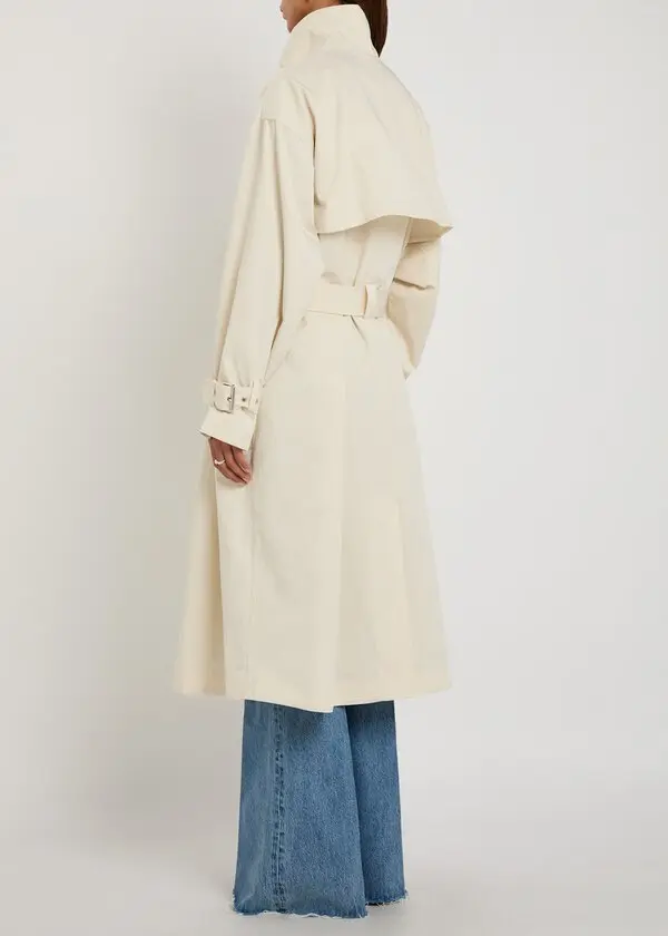 FRAME The Field Belted Cotton Trench Coat