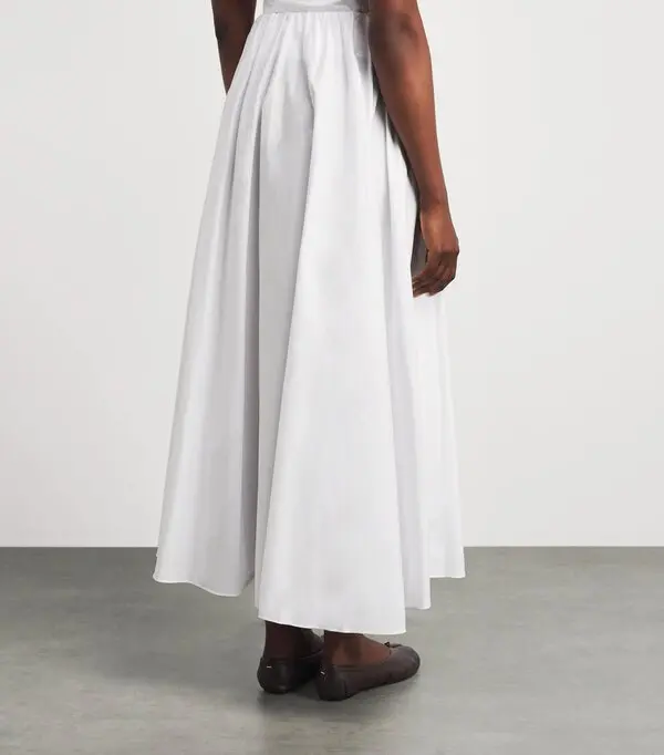 Staud Stretch-cotton Milano Maxi Skirt