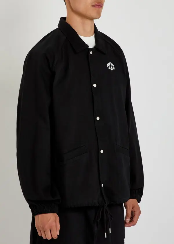 BODE Logo-embroidered Cotton-twill Track Jacket