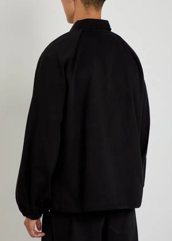 BODE Logo-embroidered Cotton-twill Track Jacket