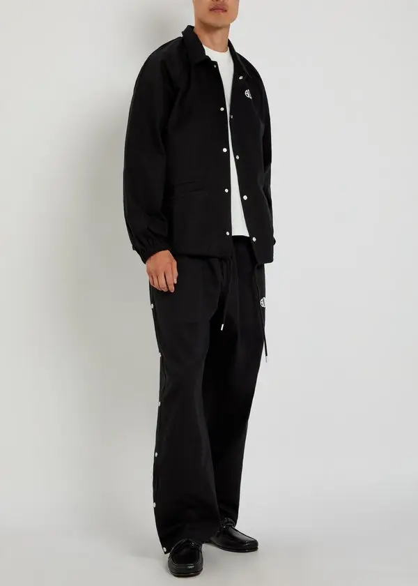 BODE Logo-embroidered Cotton-twill Track Jacket
