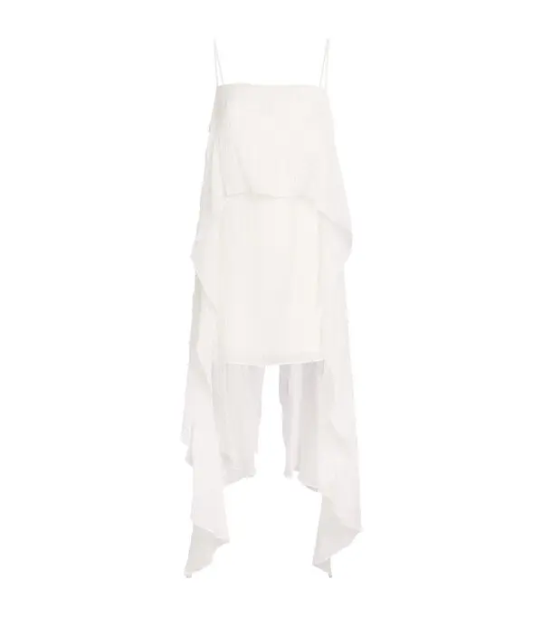 Staud Embellished Valencia Mini Dress - White