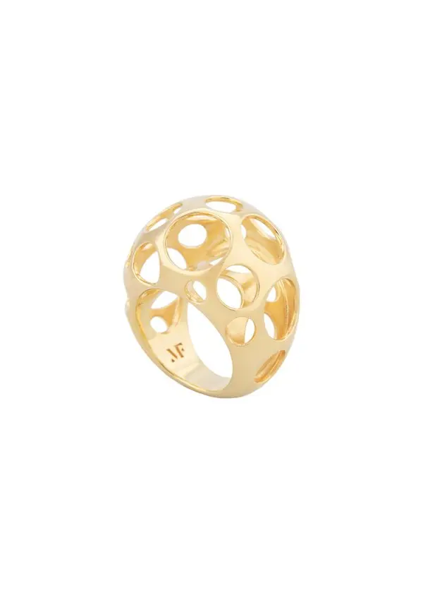 Maria Frering Plated Bronze Brass Ring