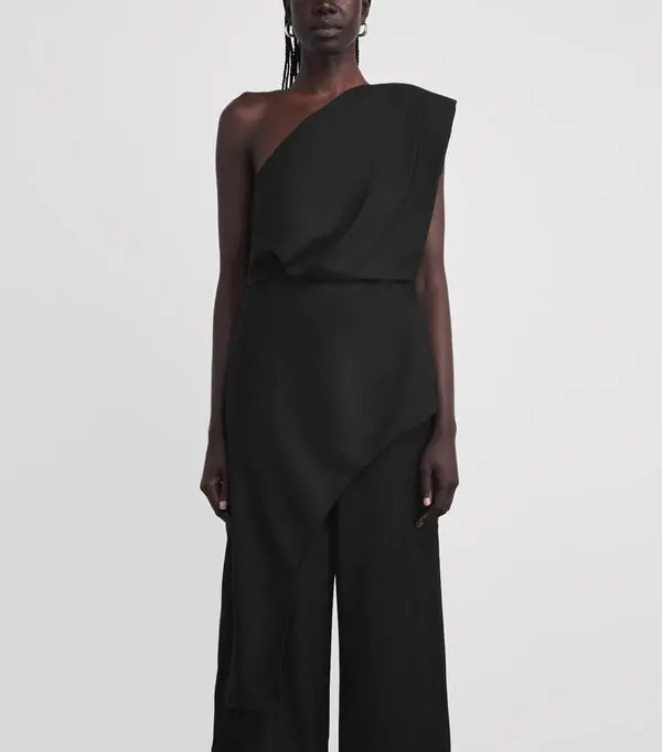 Camilla And Marc Virgin Wool One-shoulder Ciran Top