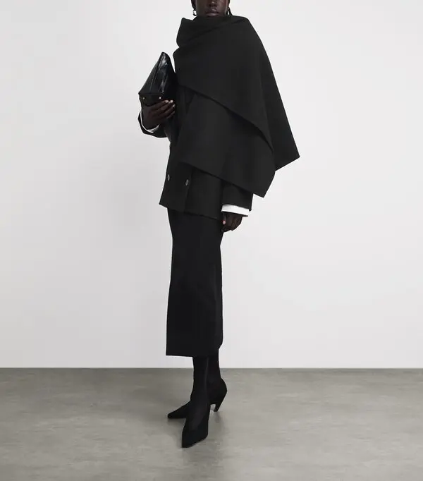 Camilla And Marc Wool-blend Scarf-neck Memoria Coat