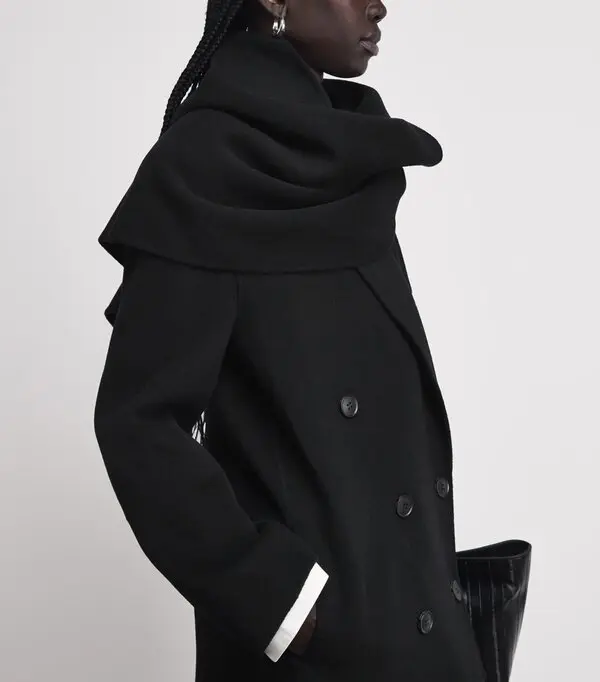 Camilla And Marc Wool-blend Scarf-neck Memoria Coat