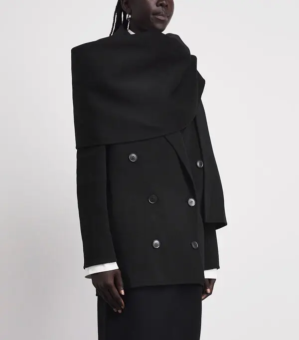 Camilla And Marc Wool-blend Scarf-neck Memoria Coat