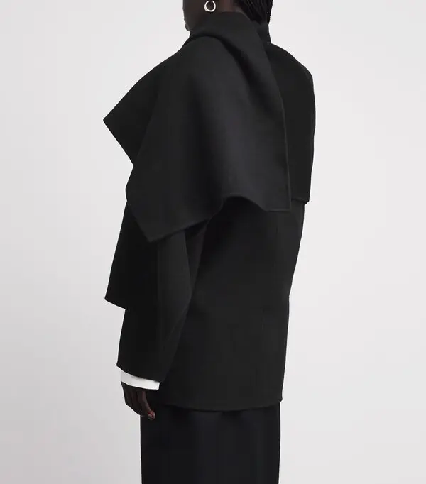 Camilla And Marc Wool-blend Scarf-neck Memoria Coat