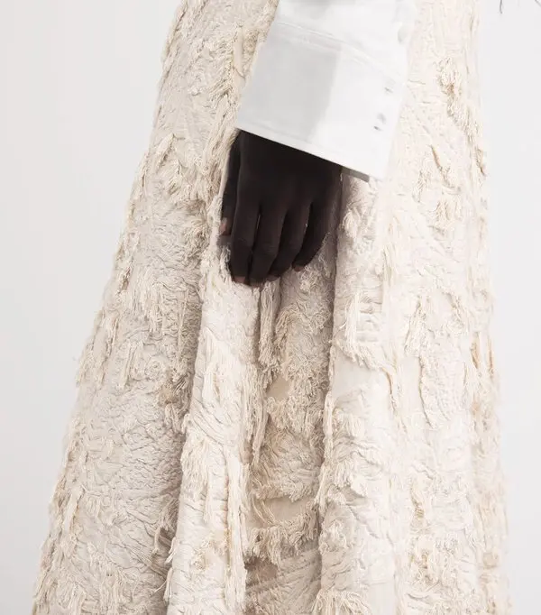 Camilla And Marc Jacquard Fringed Tundra Midi Skirt