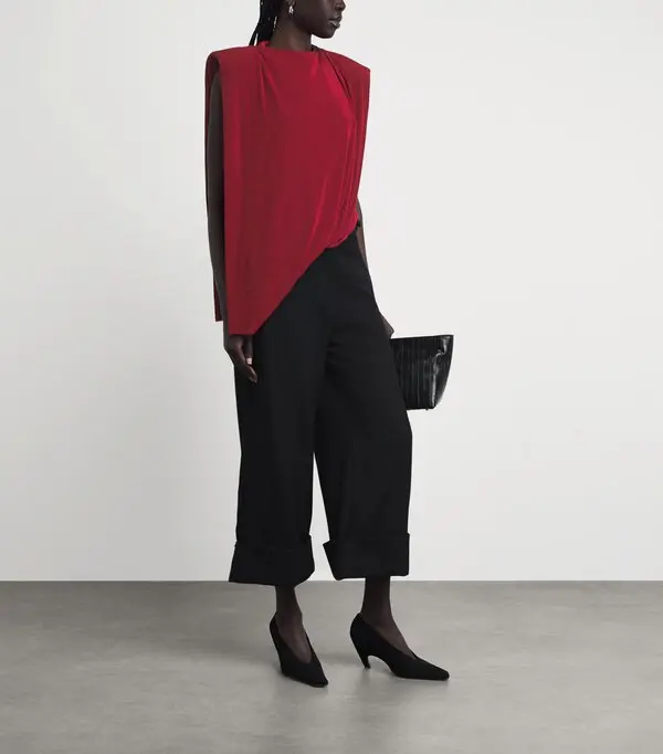 Camilla And Marc Draped Asymmetrical Ravine Top