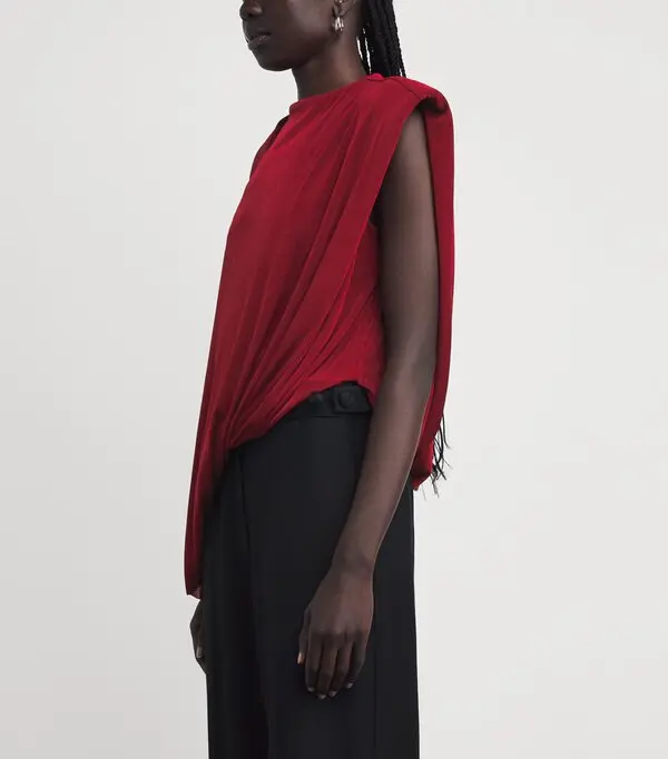 Camilla And Marc Draped Asymmetrical Ravine Top
