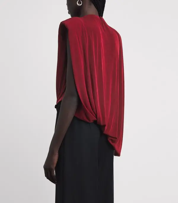 Camilla And Marc Draped Asymmetrical Ravine Top