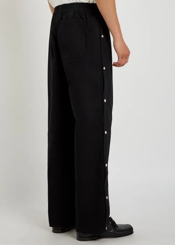 BODE Tear-away Straight-leg Twill Track Pants