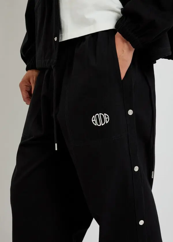BODE Tear-away Straight-leg Twill Track Pants