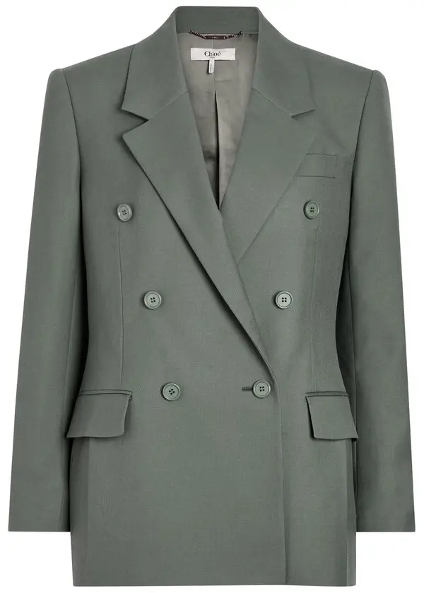 Chloé Double-breasted Wool Blazer