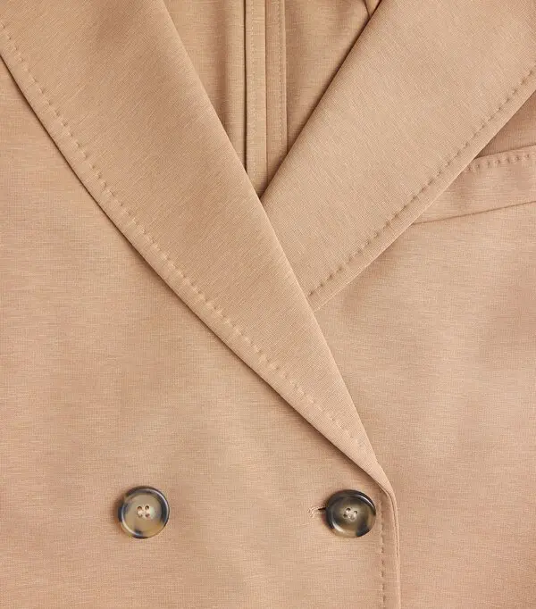 Max Mara Jersey Double-breasted Blazer