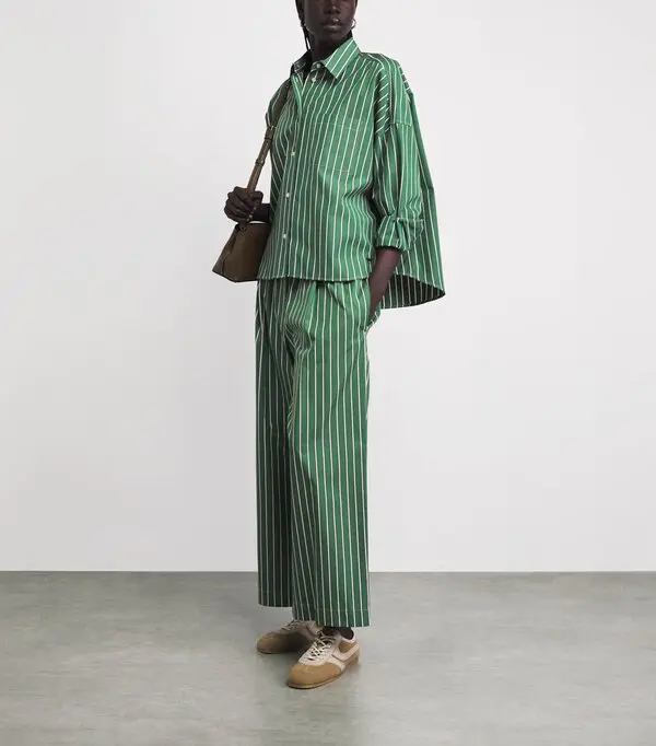 Max Mara Cotton Stripe Shirt