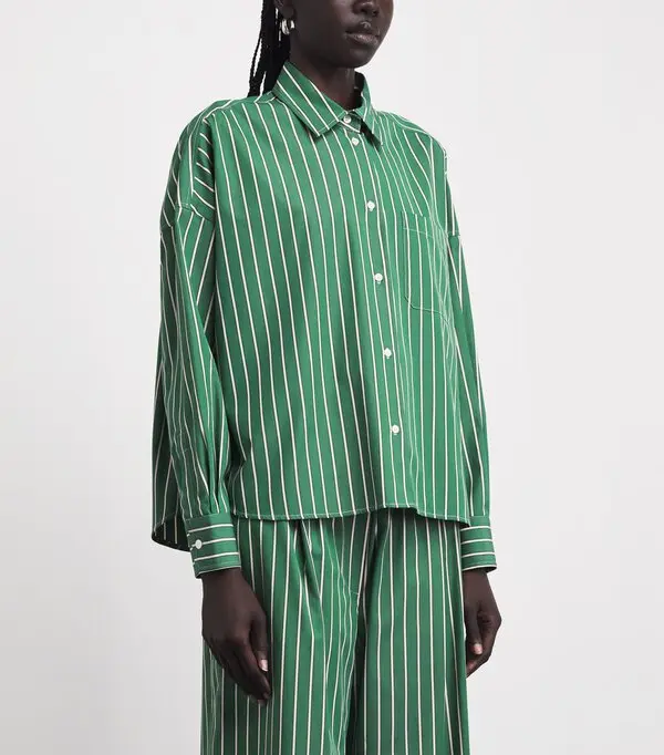 Max Mara Cotton Stripe Shirt