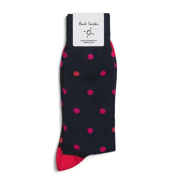 Paul Smith Polka Dot Socks - Navy