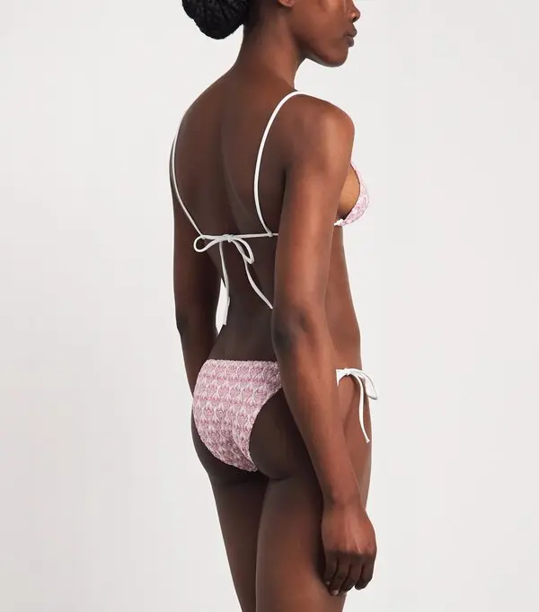 Missoni Metallic Jacquard Triangle Bikini