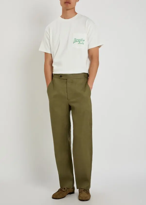 BODE Geneva Beaded Cotton T-shirt