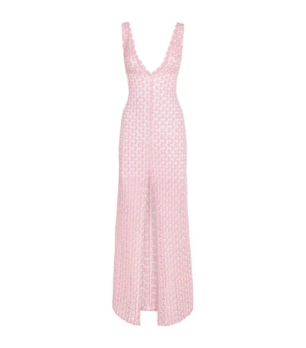 Missoni Metallic Kaftan Maxi Dress - Pink